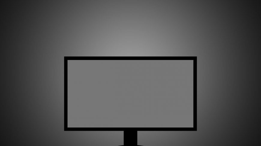 Computer workstation for retouching photos – lighting, etc.